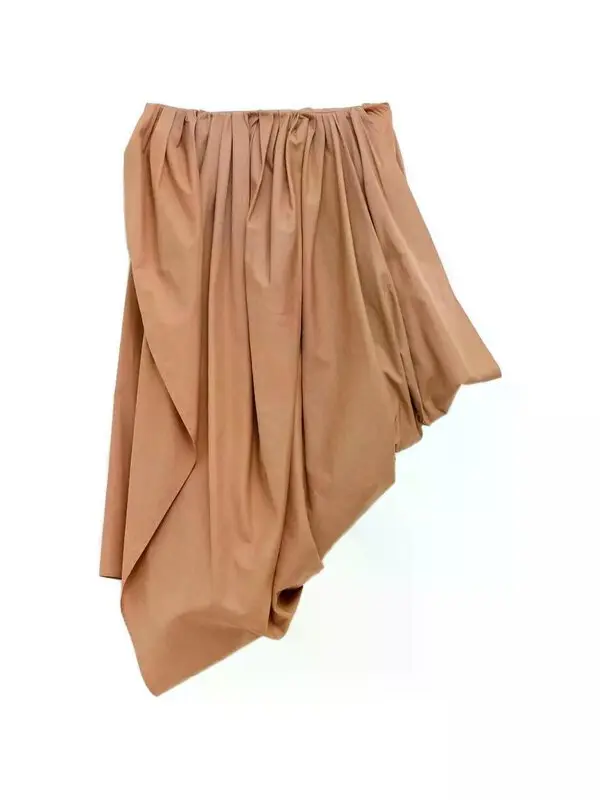 Chloé Gathered Mini Skirt - Neutrals