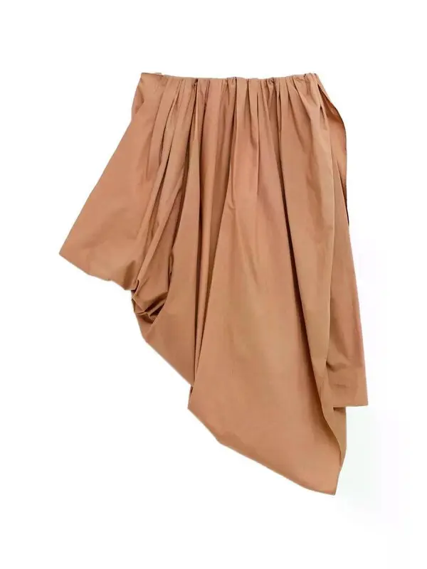 Chloé Gathered Mini Skirt - Neutrals
