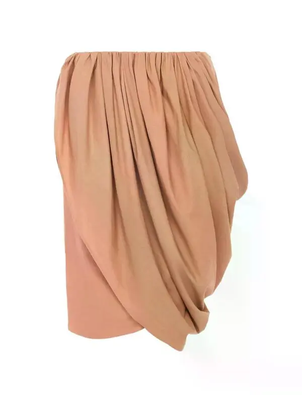 Chloé Gathered Mini Skirt - Reef Shell