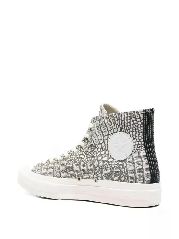 CONVERSE Chuck Taylor All Star Lizard-effect High-top Sneakers - White