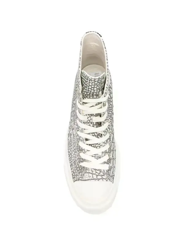 CONVERSE Chuck Taylor All Star Lizard-effect High-top Sneakers - White