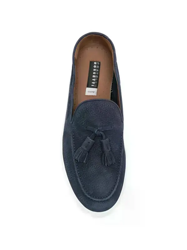 Fratelli Rossetti Tassel Pebbled Loafers