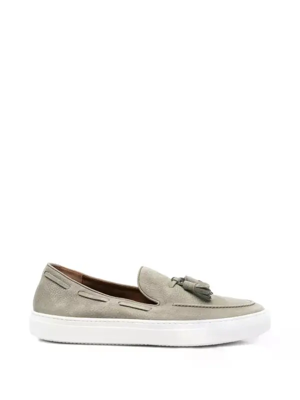 Fratelli Rossetti Tassel Pebbled-leather Loafers