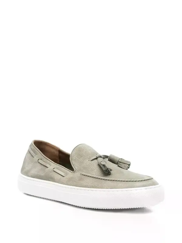 Fratelli Rossetti Tassel Pebbled-leather Loafers