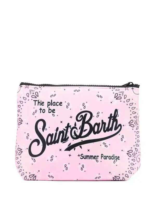 MC2 SAINT BARTH Bandana-print Pouch - Pink