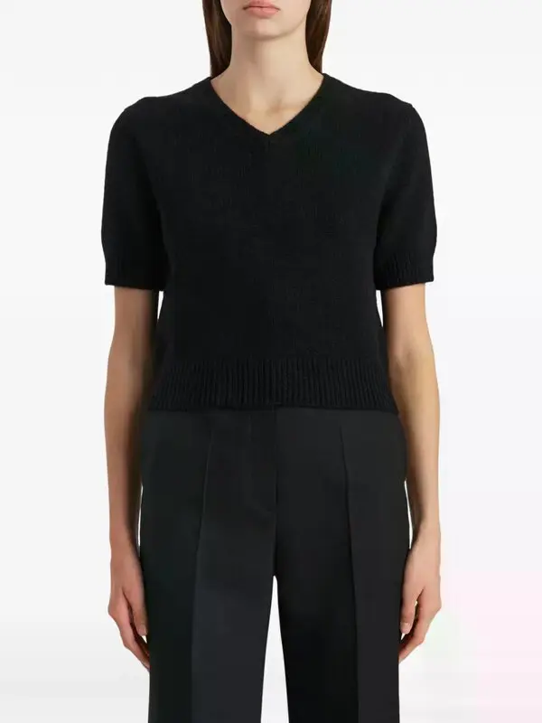 Khaite Jas Cashmere Pullover - Black