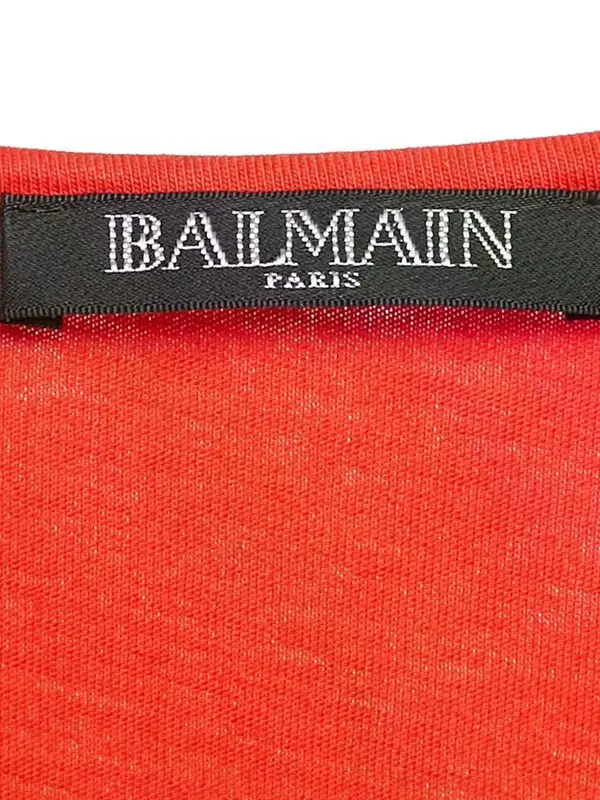 Balmain Logo-print T-shirt - Red