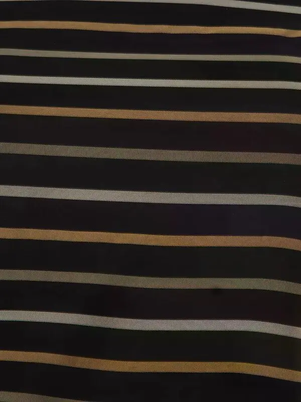 Chloé Striped Asymmetrical Drape Top