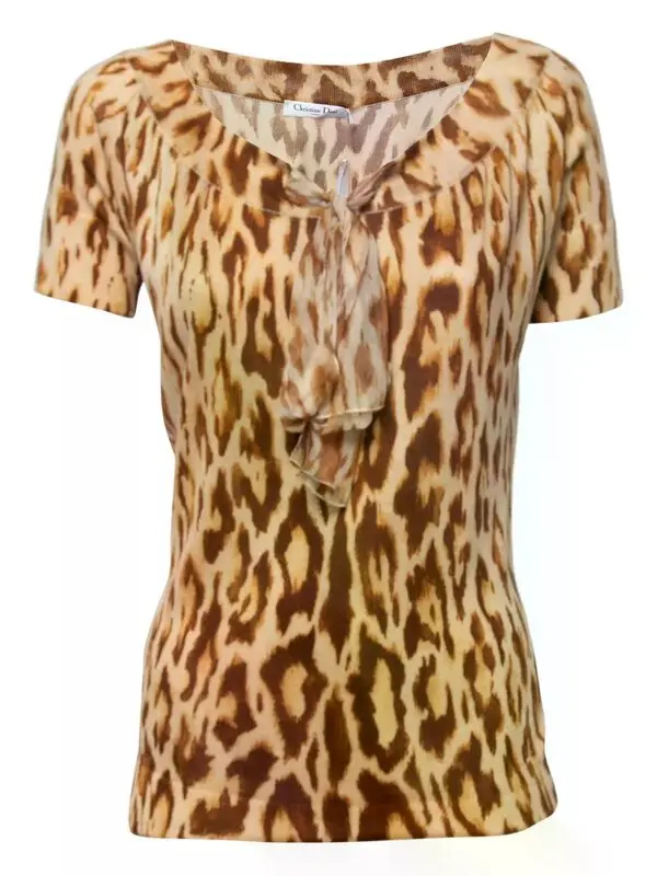 Dior Leopard-print Top