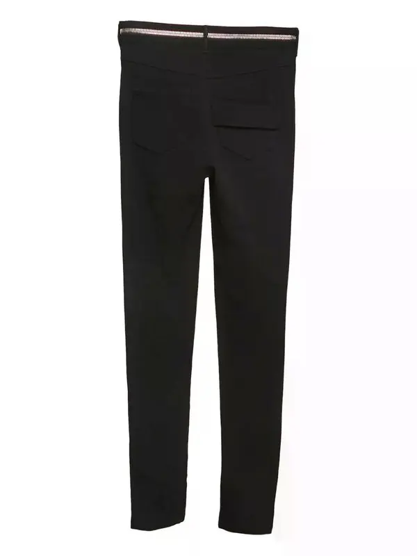 Givenchy Zipper Embellished Slim Leg Trousers
