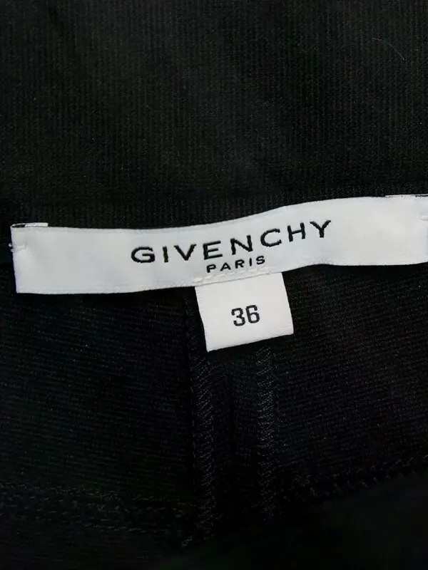 Givenchy Zipper Embellished Slim Leg Trousers