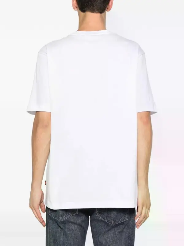 BOSS Cotton-jersey T-shirt With Printed Artwork