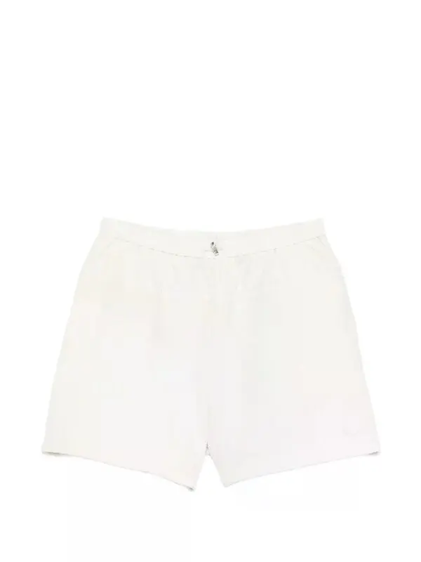 Moncler Logo-patch Drawstring Shorts - Neutrals