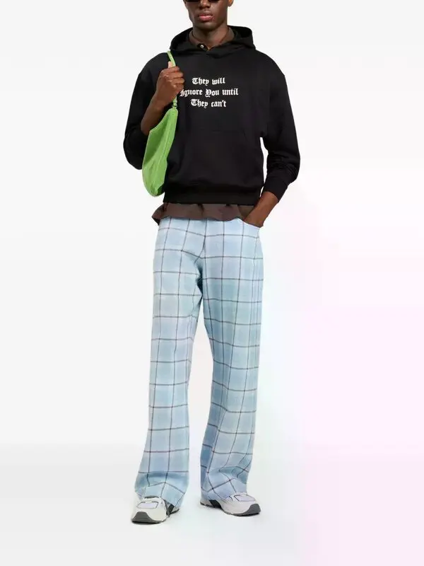 Palm Angels Text-print Kangaroo Hoodie
