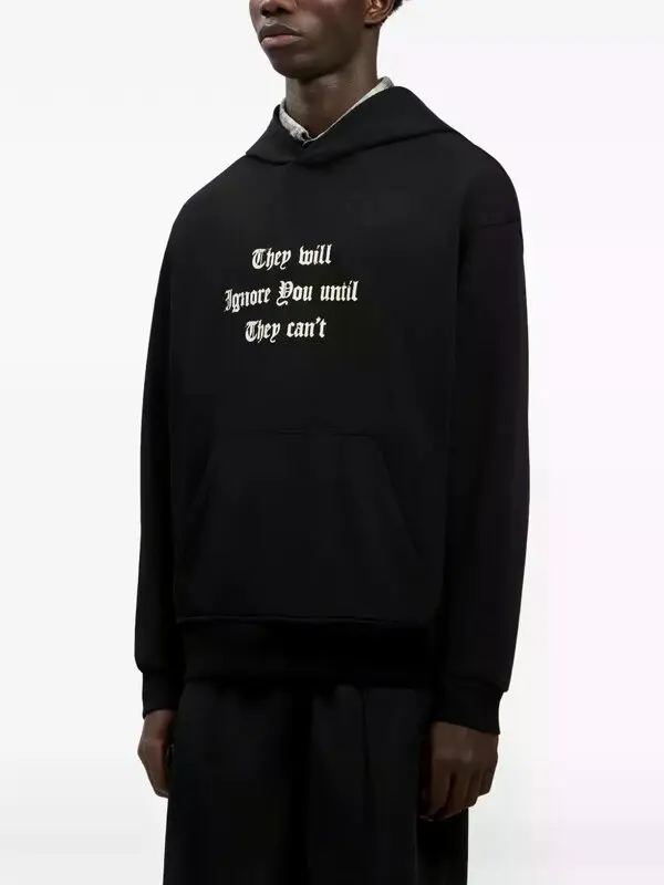 Palm Angels Text-print Kangaroo Hoodie