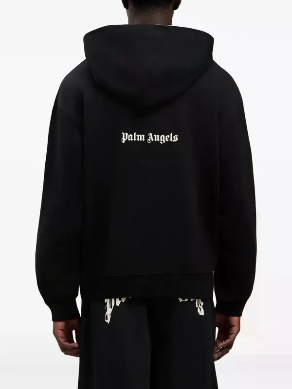 Palm Angels Text-print Kangaroo Hoodie