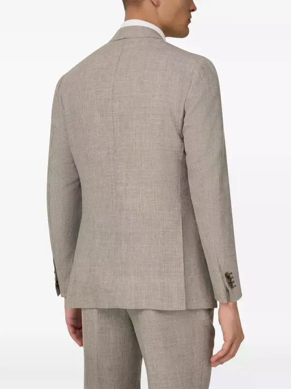Boggi Milano Patterned Double-pleat Suit
