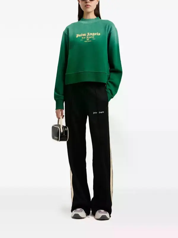 Palm Angels Logo Detail Track Pants - Black