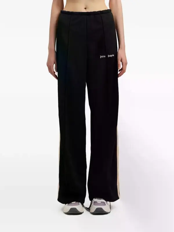 Palm Angels Logo Detail Track Pants - Black