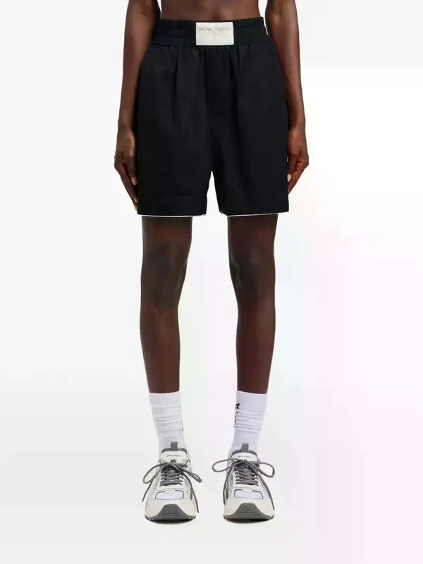 Palm Angels Curved Logo Shorts