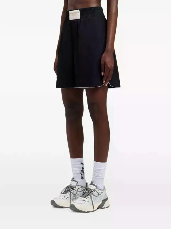 Palm Angels Curved Logo Shorts
