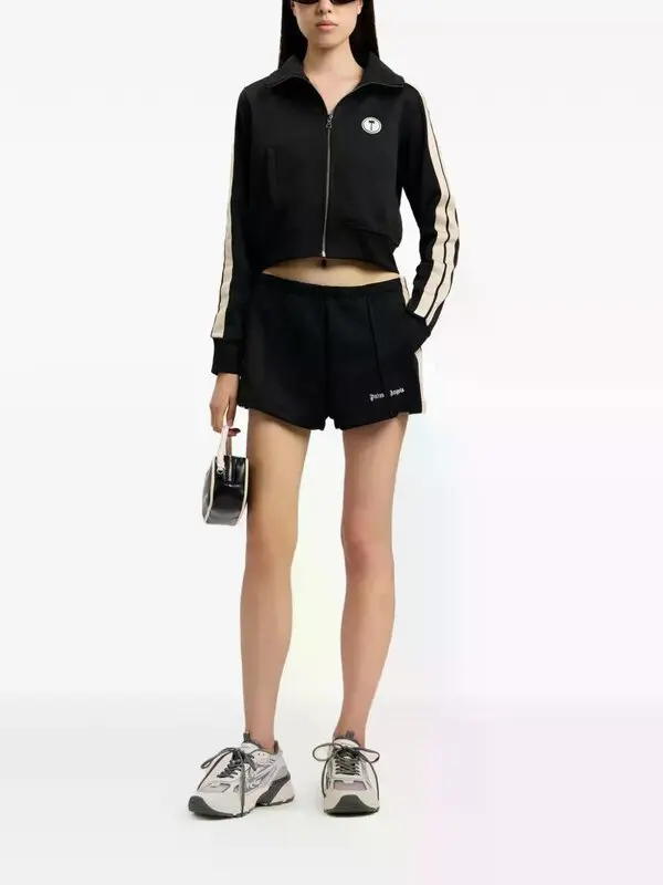 Palm Angels Tree Logo Zip-up Sweatshirt