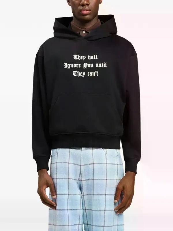 Palm Angels Text-print Kangaroo Hoodie