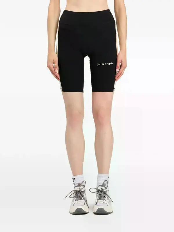 Palm Angels Logo Track Biker Shorts