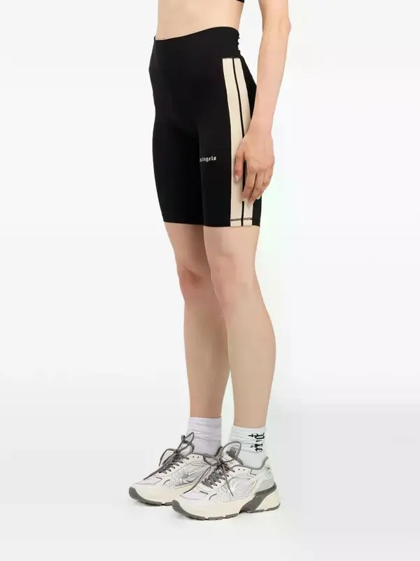 Palm Angels Logo Track Biker Shorts