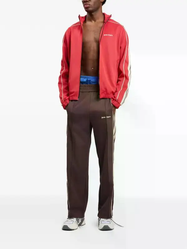 Palm Angels Logo Stripe Track Pants