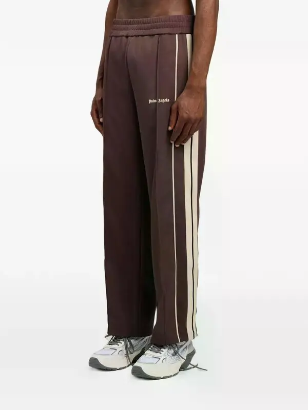 Palm Angels Logo Stripe Track Pants