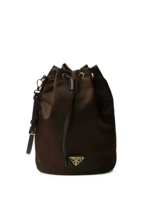 Prada Re-nylon Pouch - Brown