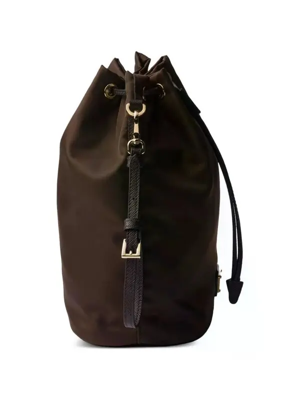 Prada Re-nylon Pouch - Brown