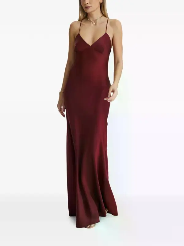 IL VOLO Isla Criss-cross Strap Dress - Red