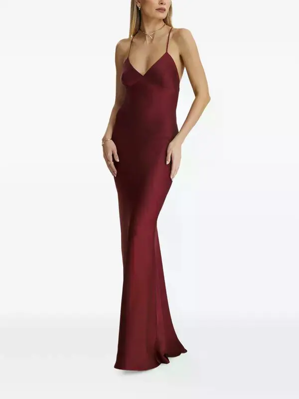 IL VOLO Isla Criss-cross Strap Dress - Red