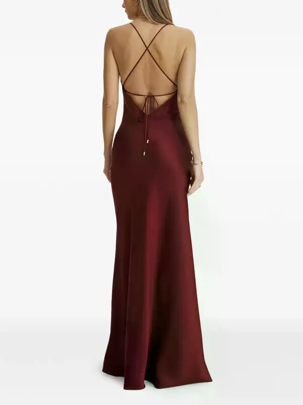 IL VOLO Isla Criss-cross Strap Dress - Red