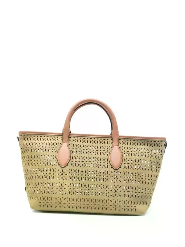 GIANNI CHIARINI Laser-cut Tote Bag - Neutrals