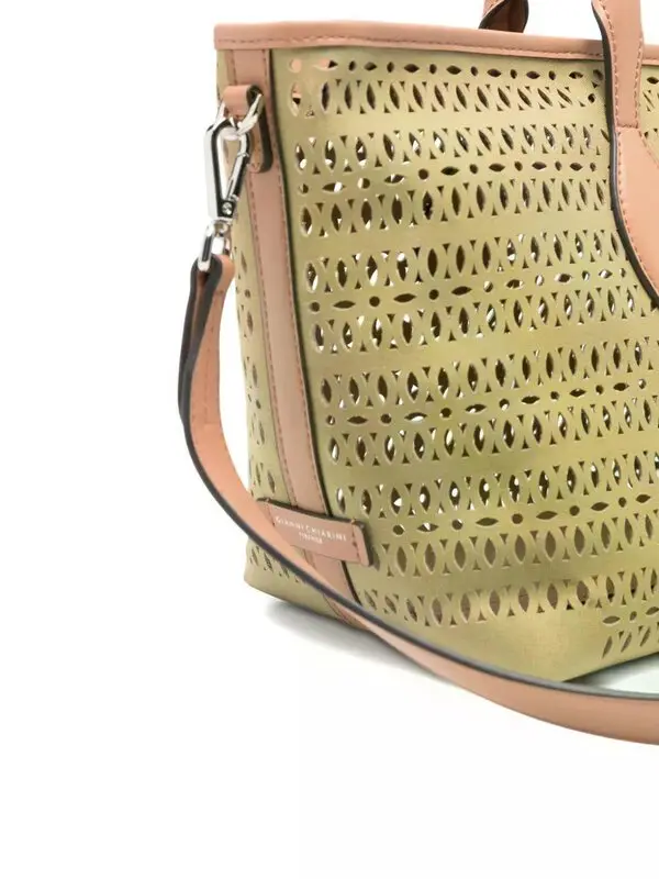 GIANNI CHIARINI Laser-cut Tote Bag - Neutrals