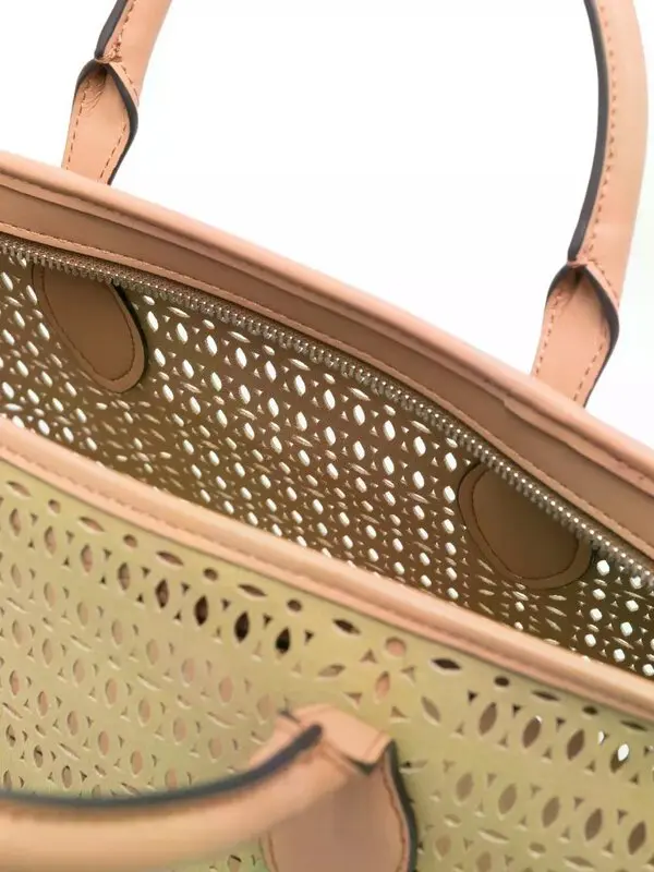 GIANNI CHIARINI Laser-cut Tote Bag - Neutrals