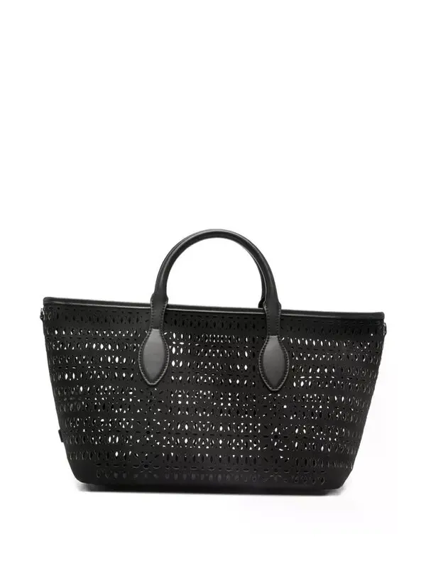 GIANNI CHIARINI Laser-cut Tote Bag - Black