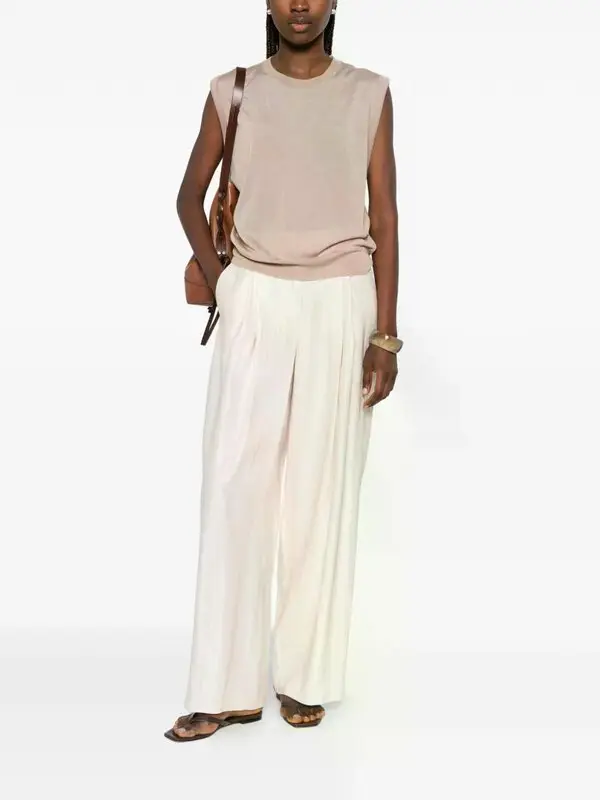 Peserico Pleated Wide Leg Trousers