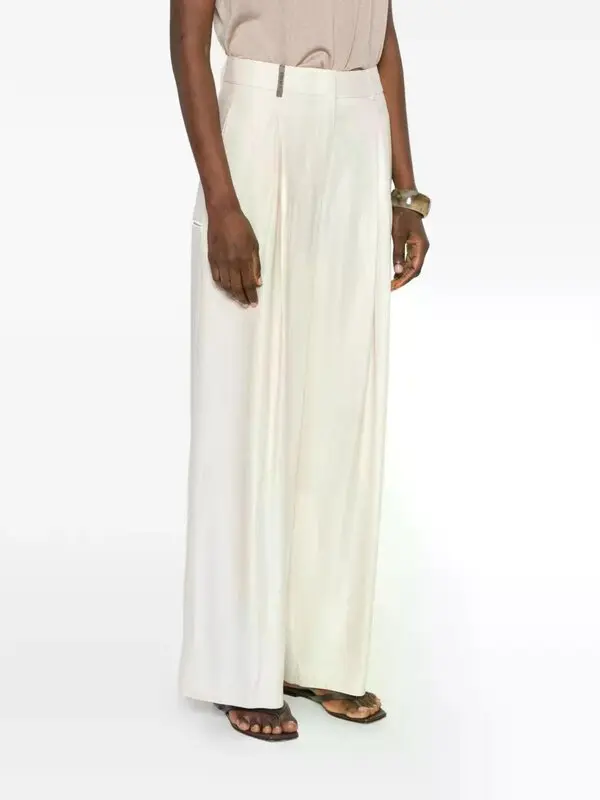 Peserico Pleated Wide Leg Trousers