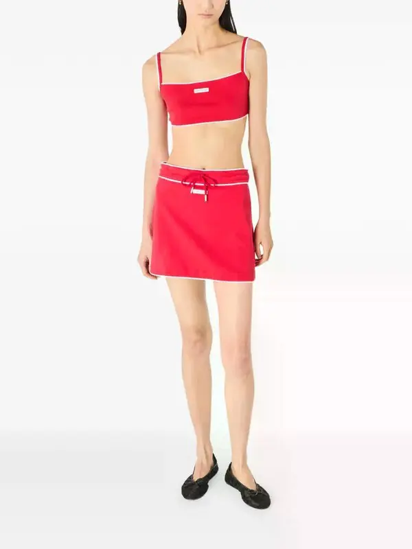 MARINE SERRE Organic Cotton Bra