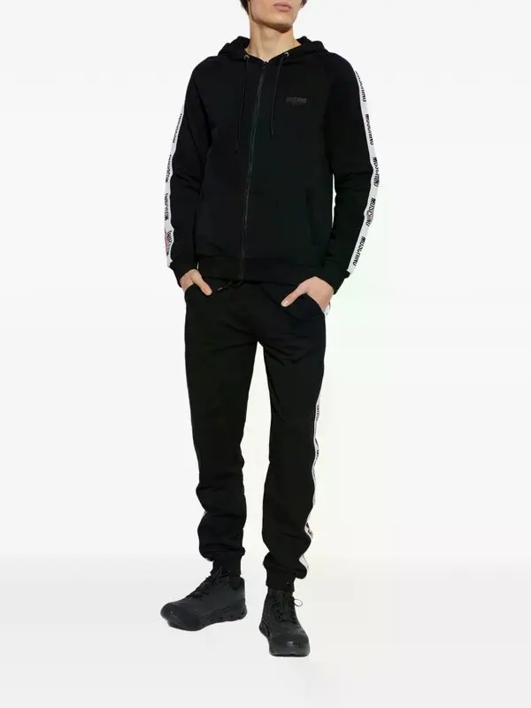 Moschino Logo-tape Zip-up Hoodie