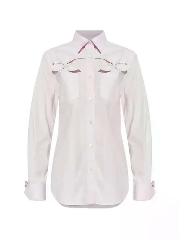 Moschino Bow-detail Shirt - Pink