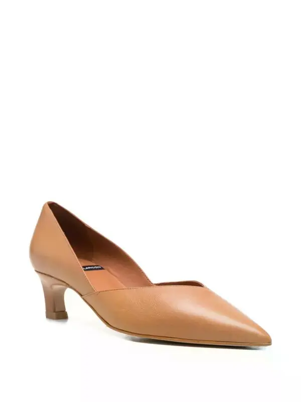 ANGEL ALARCON Brizia Pointed-toe Pumps - Neutrals