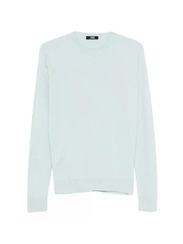 Alpha Studio Crew-neck Sweater - Blue