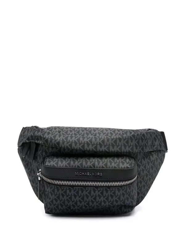 Michael Kors Brooklyn Monogram Belt Bag - Black