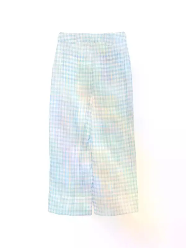Liu Jo Gingham-pattern Trousers