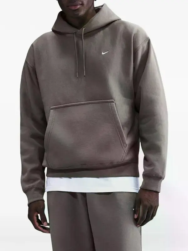 Nike Solo Swoosh Hoodie - Brown